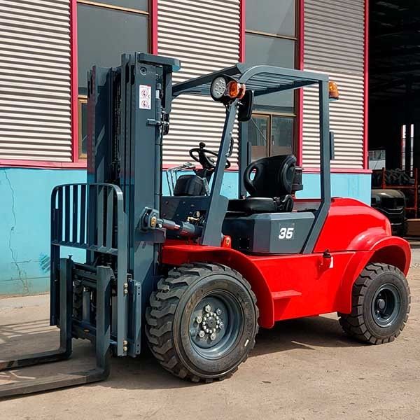 Powerful Small All Terrain Forklift 3.0T High Passability Mini Rough ...
