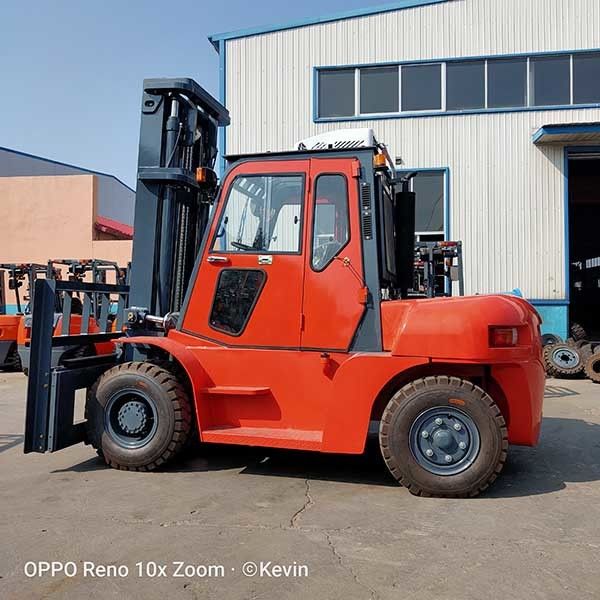 CPCD70 7 Ton Diesel Forklift Closed Cabin 7000kgs Counter Balance ...
