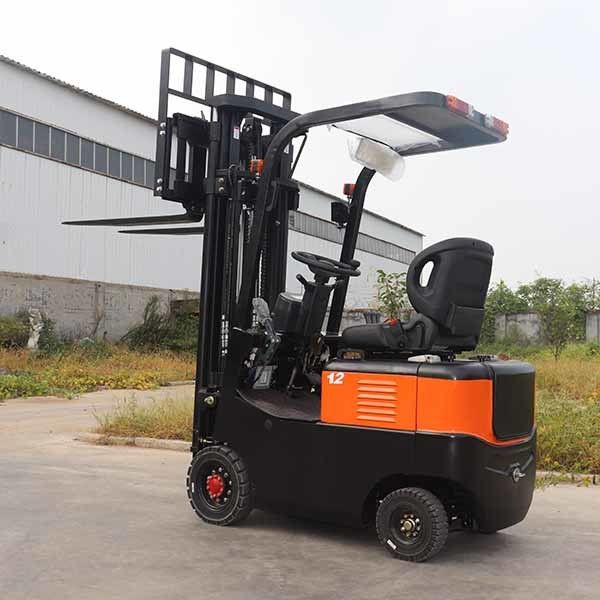 Container Mast CPD12 Lead Acid Battery Forklift 1200kgs 2 Stage ...